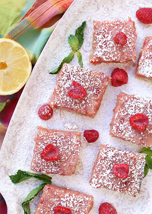 Raspberry Lemonade Bars (recipe).