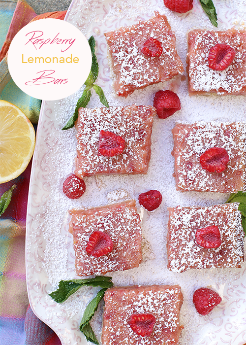 Raspberry Lemonade Bars (recipe).