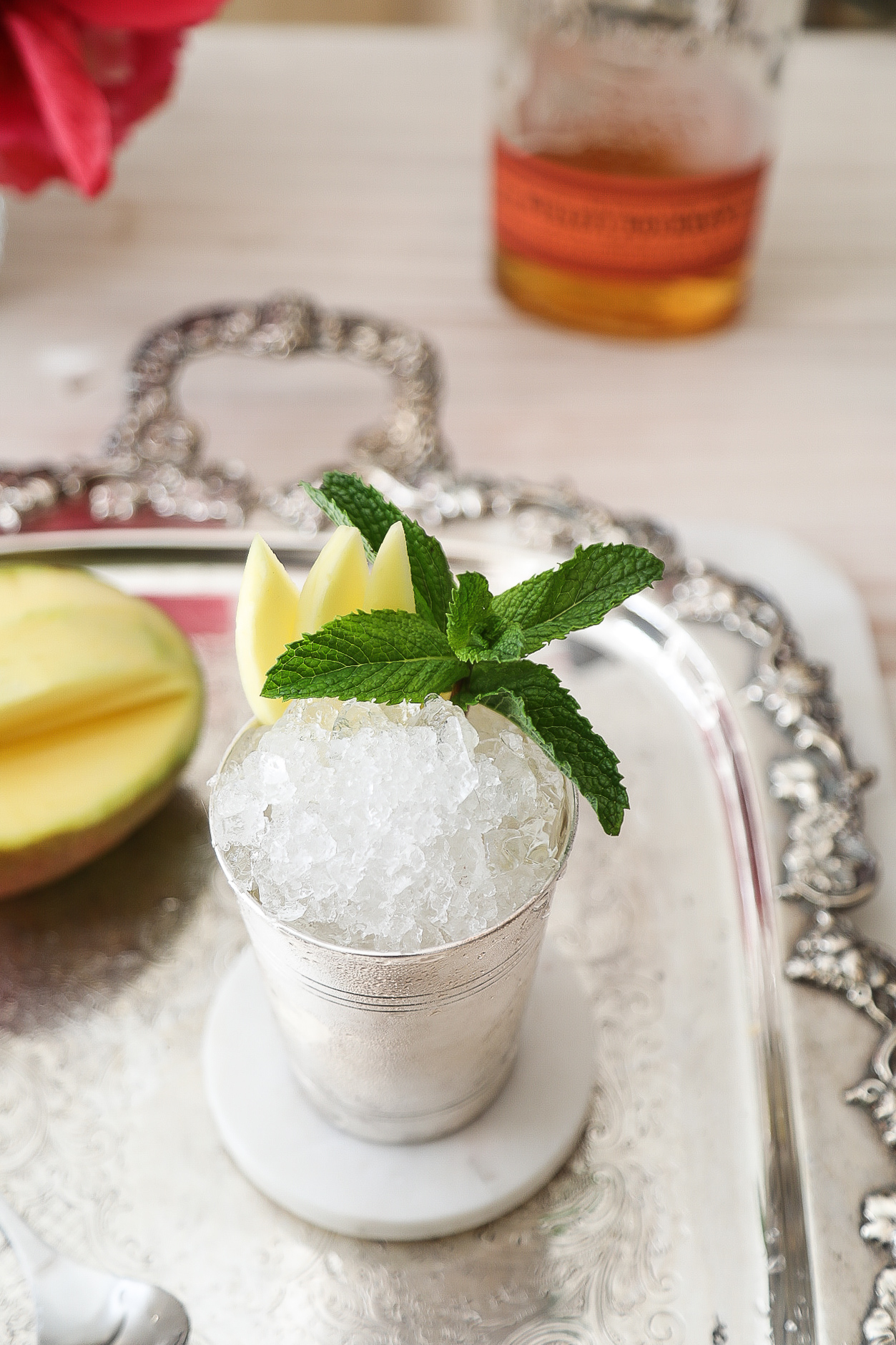 Mango Mint Julep Cocktail for the Kentucky Derby (recipe).