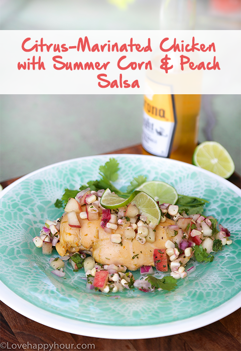 Citrus-Marinated Chicken Breasts with Summer Corn Salsa (recipe).